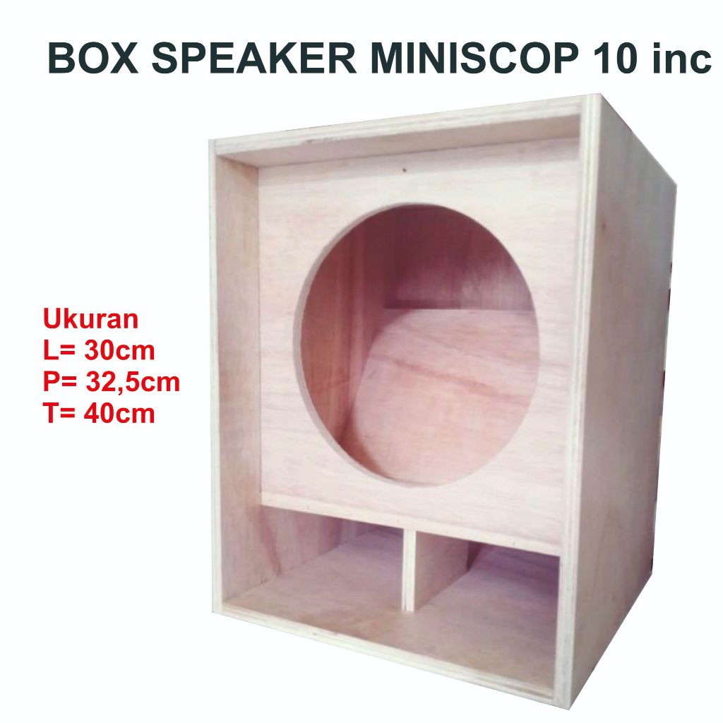 Jual Box speaker 10 inch miniscop triplek 12mm | Shopee Indonesia
