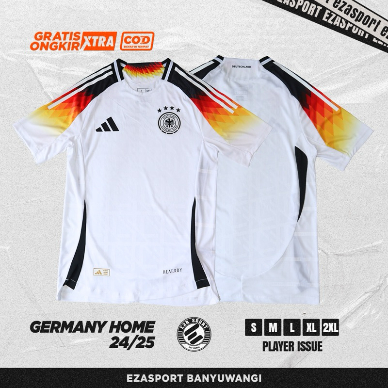 Jual JERSEY JERMAN HOME PLAYER VERSION 2024 | Shopee Indonesia