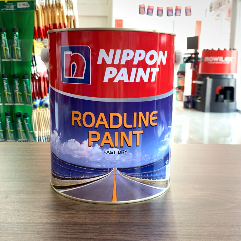 Jual NIPPON ROADLINE PAINT 5KG | KUNING HITAM PUTIH | CAT JALAN CAT ...