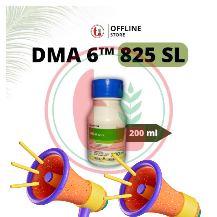 Jual DMA6 825sl Herbisida Gulma Berdaun Lebar 200ml | Shopee Indonesia