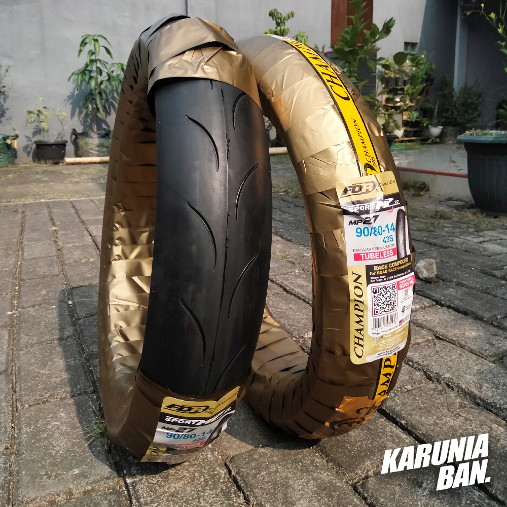 Jual Ban FDR MP27 Champion 90/80-14 Tahun pembuatan 2024 | Shopee Indonesia