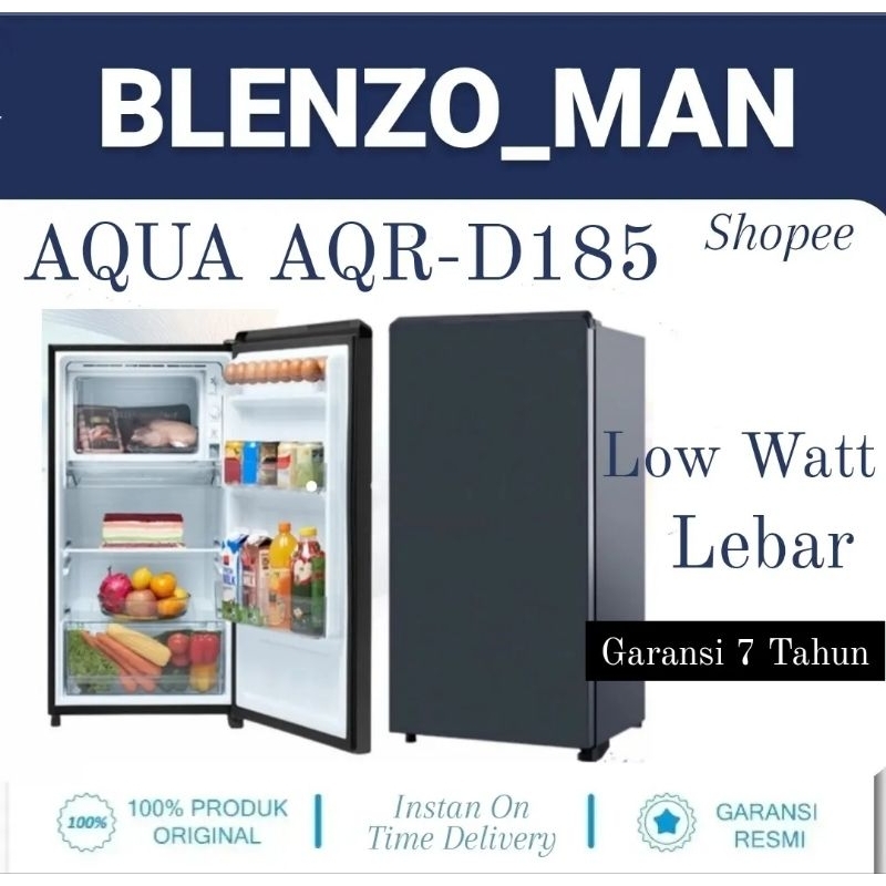 Jual KULKAS AQUA 1 PINTU D185 | Shopee Indonesia