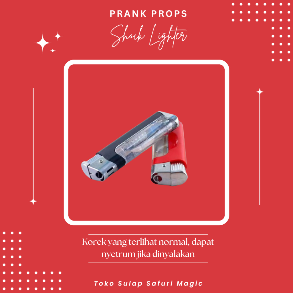 Jual Alat Prank Lighter Shock - Alat Prank - Korek Strum - Korek Setrum ...