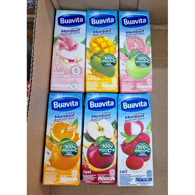 Jual Buavita jus buah 245ml aneka rasa | Shopee Indonesia