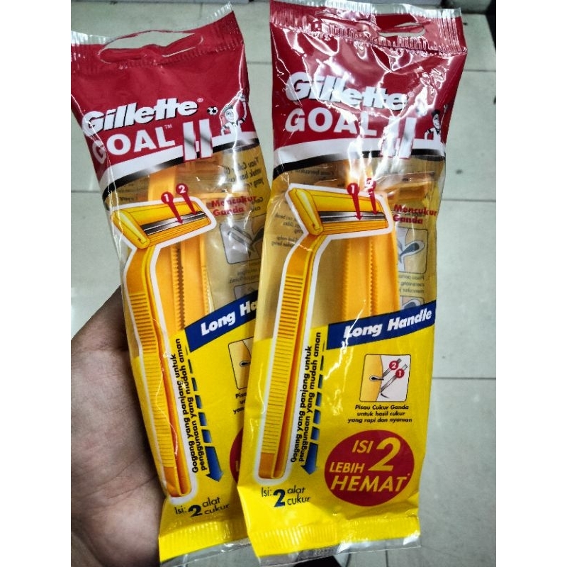 Jual Gillette goal II kuning isi 2 (1pack) | Shopee Indonesia