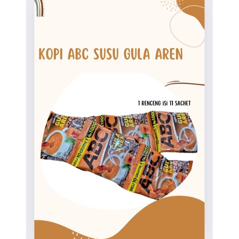 Jual Kopi ABC Susu Gula Aren 1 Renceng 11 Sachet | Shopee Indonesia
