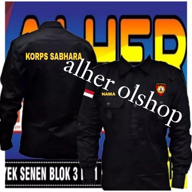 Jual kemeja Sabhara baju Sabhara seragam Sabhara kemeja korps Sabhara ...