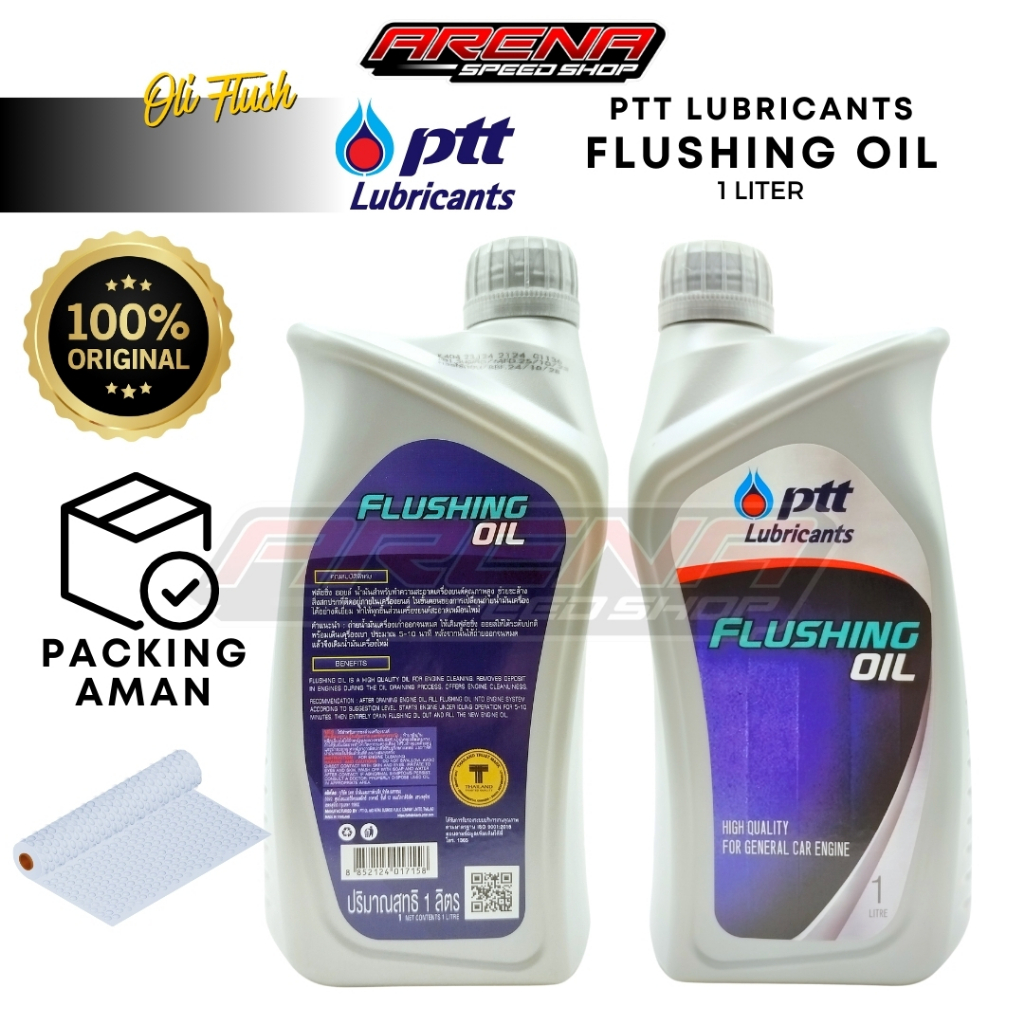 Jual PTT Lubricants Flushing Oil 1L - Engine Flush Oli Flush Motor Mobil Diesel Bensin 100% ...