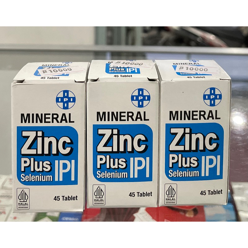 Jual VITAMIN ZINC PLUS SELENIUM IPI 45 TABLET | Shopee Indonesia