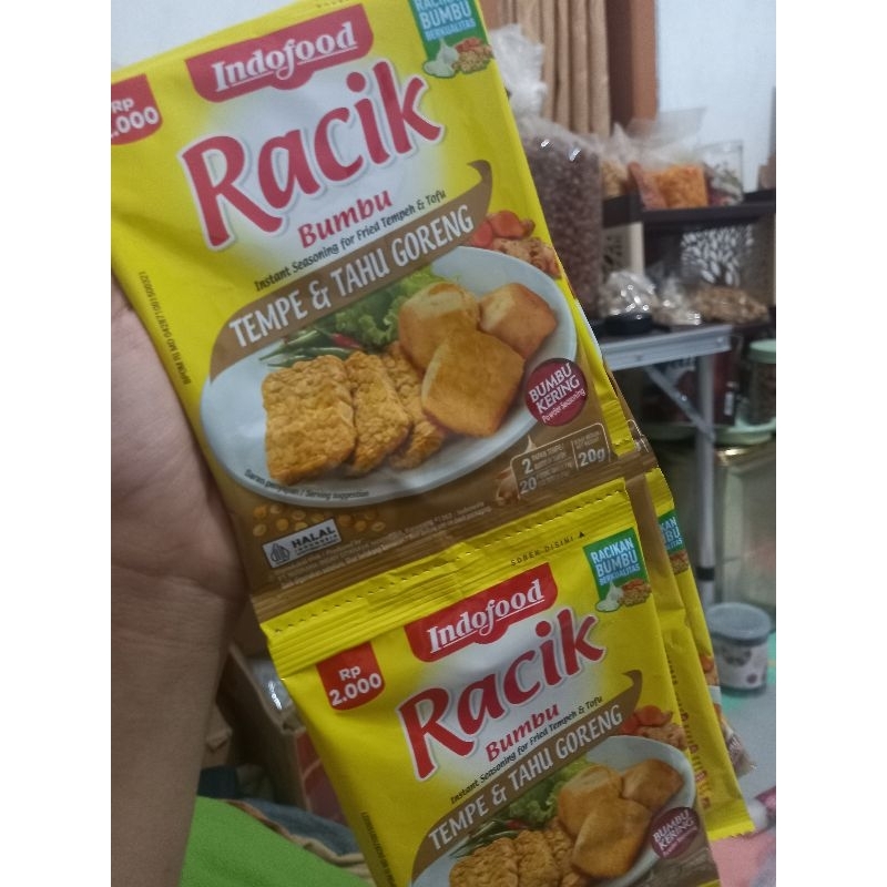 Jual BUMBU RACIK TAHU TEMPE 1 SACHET | Shopee Indonesia