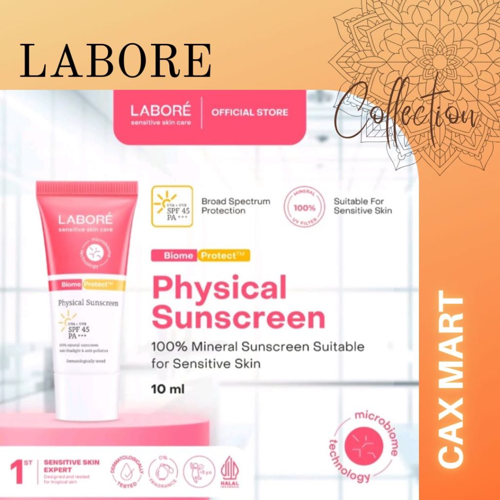 Jual LABORE Biome Protect Physical Sunscreen 10ml & 30ml | Shopee Indonesia