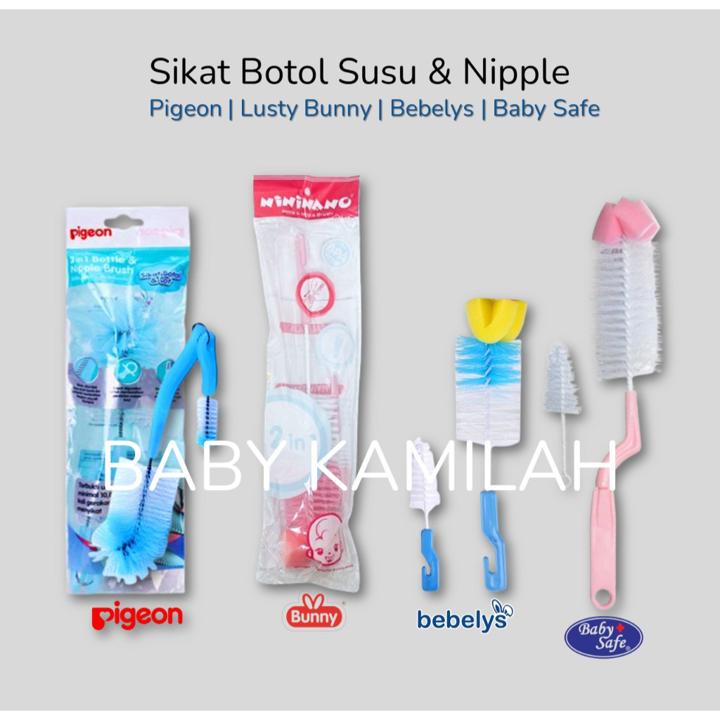 Jual SIKAT BOTOL SUSU PIGEON Baby Safe Lusty Bunny Bebelys | Shopee ...