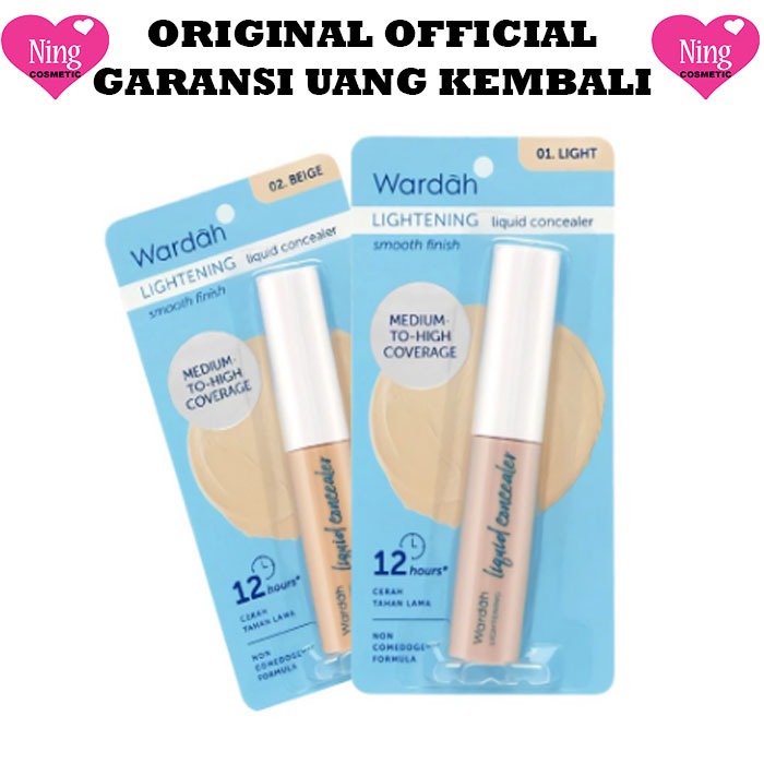 Jual WARDAH LIGHTENING Liquid concealer 7gr ORIGINAL/Concealer Wardah ...