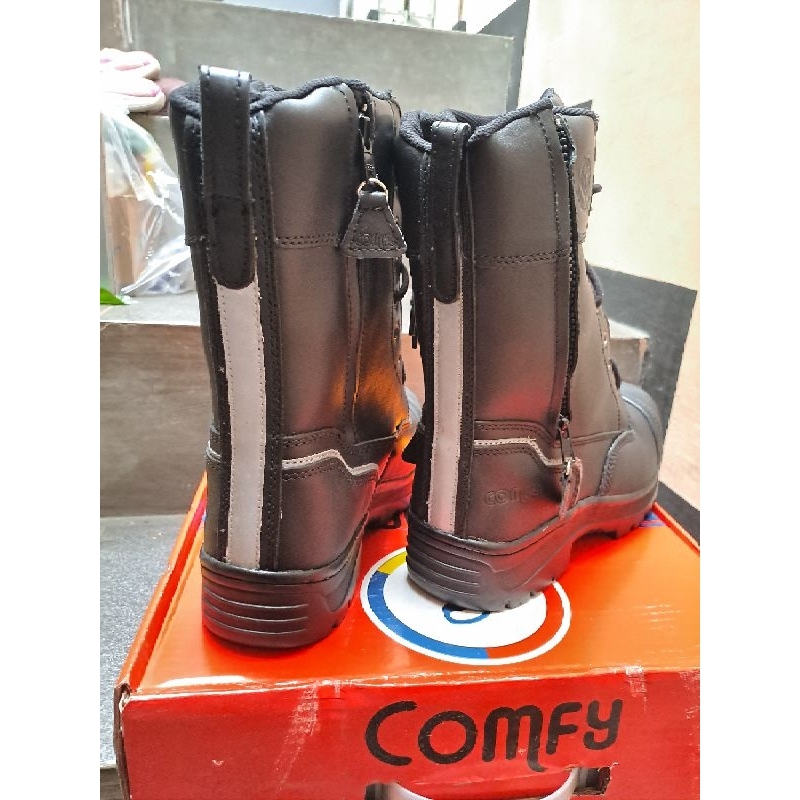 Jual Sepatu Pemadam Kebakaran NO. 41 / Safety Boots / Fireman / Comfy ...