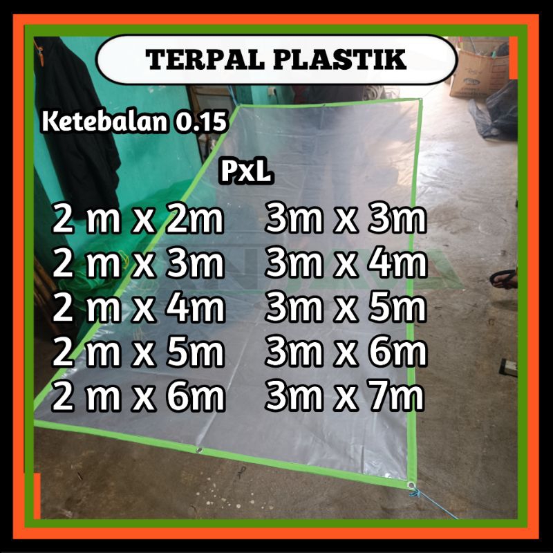Jual Terpal plastik uv bening transparan tebal 0.15 plastik green house ...