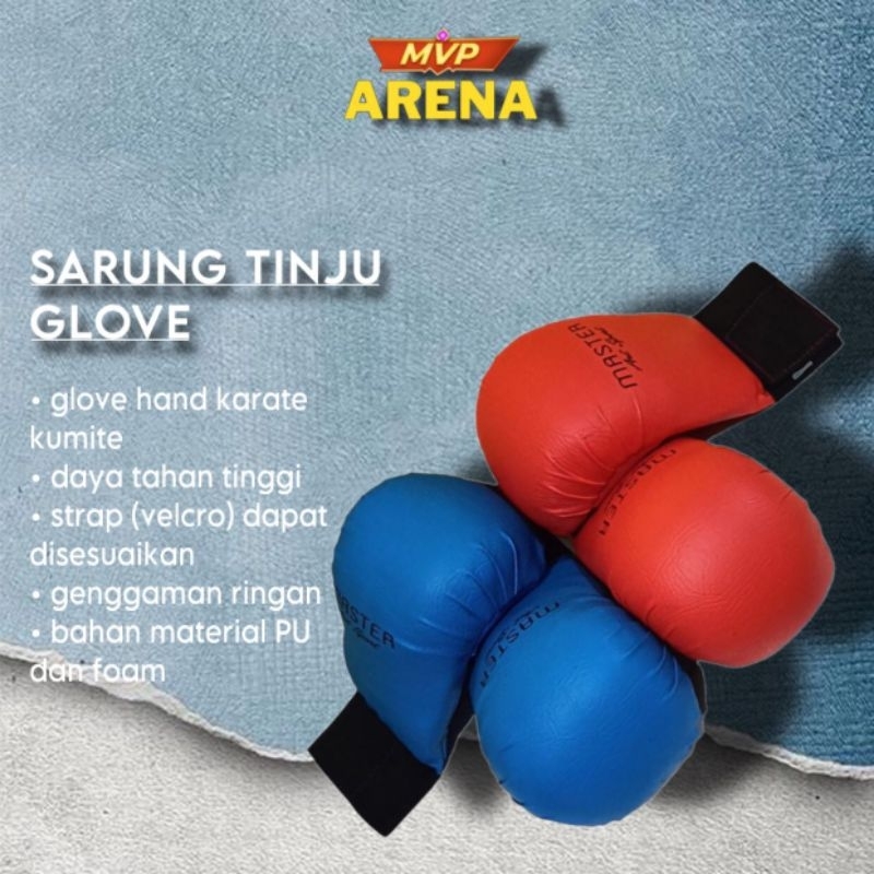 Jual Glove Hand Protector Karate Kumite - Sarung Tangan Tinju Karate ...