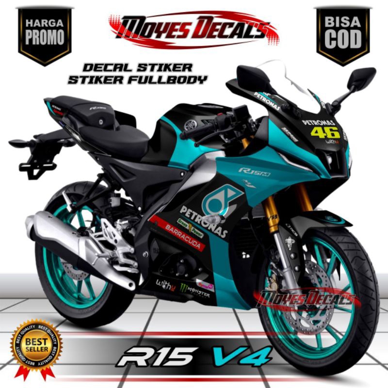 Jual Decal Yamaha R15 V4 Full Body ,Decal sticker Yamaha R15 V4 motif ...