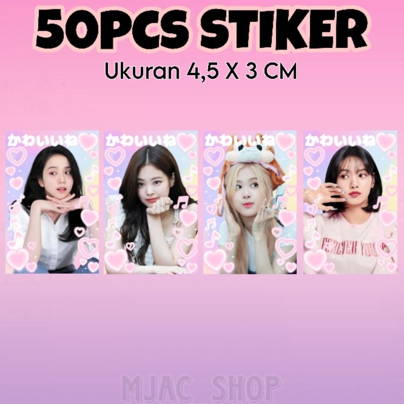 Jual [50pcs] STIKER BLACKPINK FOR FREEBIES | STIKER BLACKPINK | STIKER KPOP | STIKER FREEBIES ...
