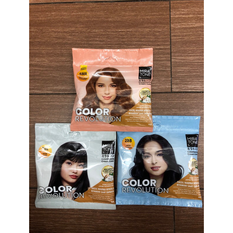 Jual miratone hair color sachet | Shopee Indonesia