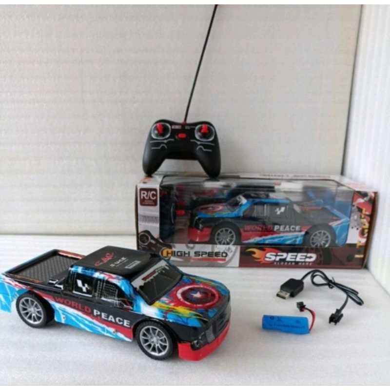 Jual Remote control mobil RC pick up bak belakang car Cars high speed ...