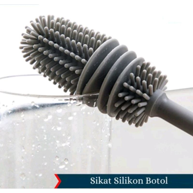 Jual Sikat Botol Silikon Sikat Gelas Silikon Gagang Panjang Pembersih ...