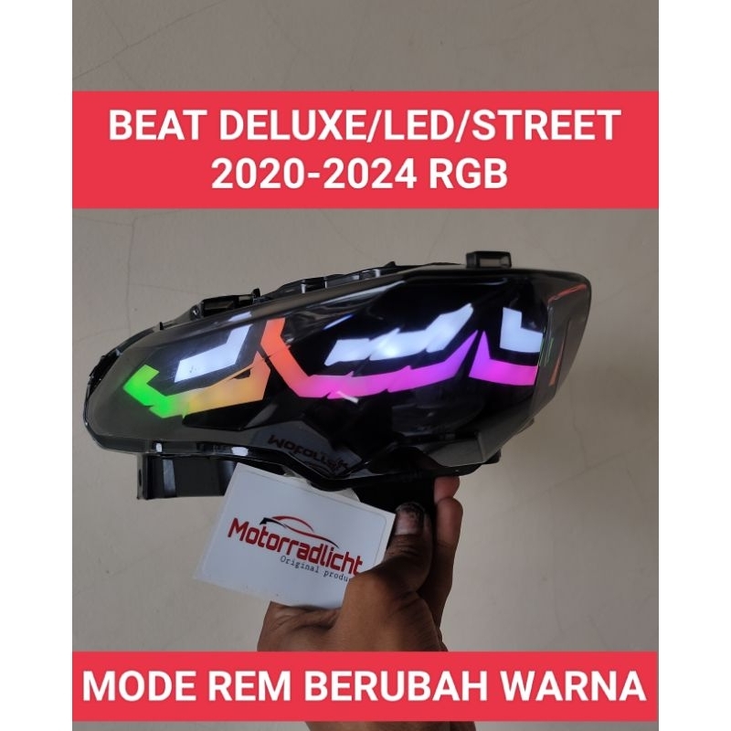 Jual stoplamp lazy beat deluxe/LED/street 2020-2024 ||HEXAGONAL RGB ...