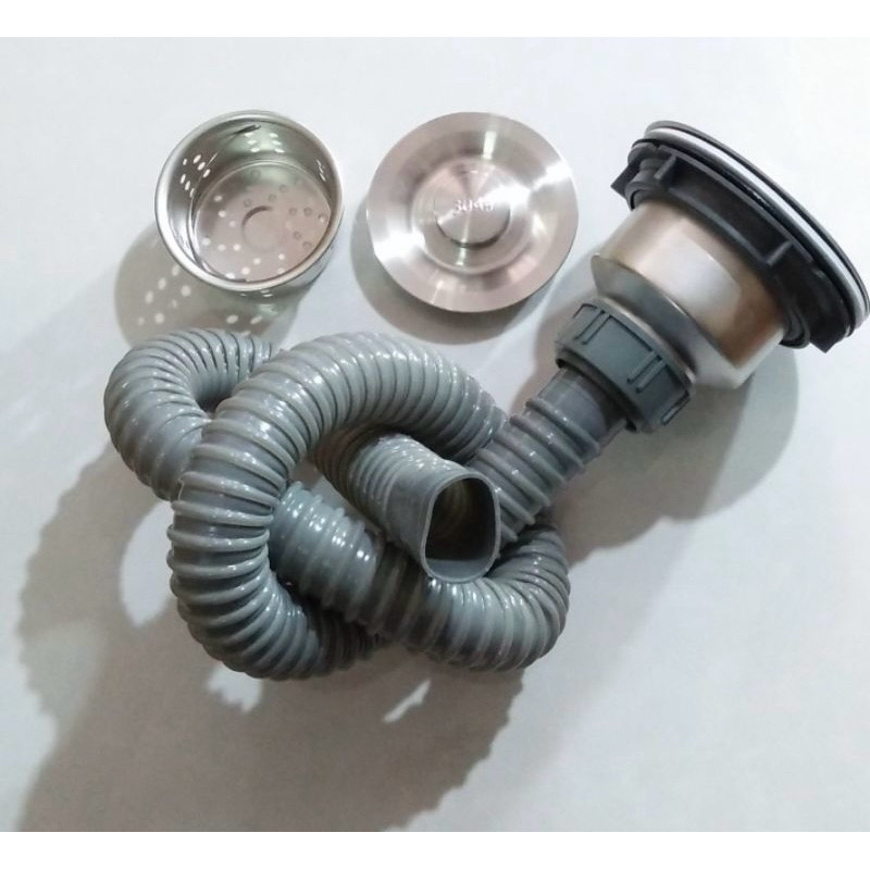 Jual PAKET SELANG SARINGAN SET BAK CUCI PIRING BAK CUCI FULL STAINLESS ...