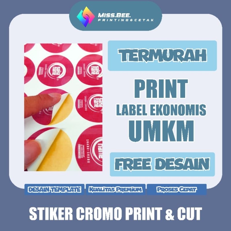 Jual LABEL STIKER TERMURAH UMKM | LABEL MAKANAN | LABEL MINUMAN | LABEL ...