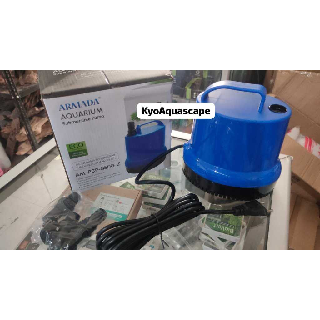 Jual ARMADA POMPA AIR CELUP AQUARIUM 90 W PSP 8500 Z PSP-8500Z KOLAM ...