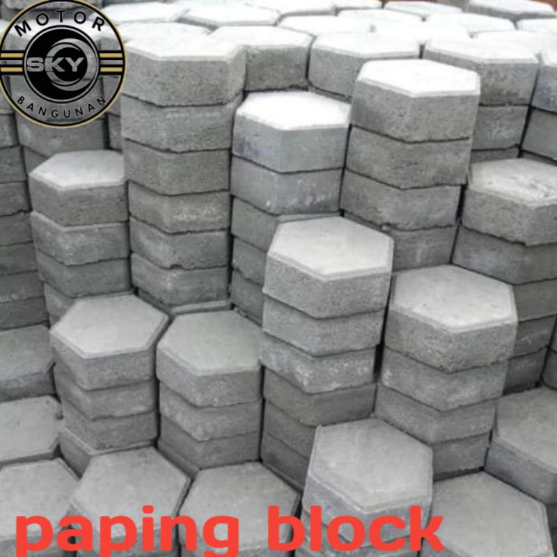 Jual paving block/paping block/ k.250. k-300 tebal 6cm tebal icm ECER ...