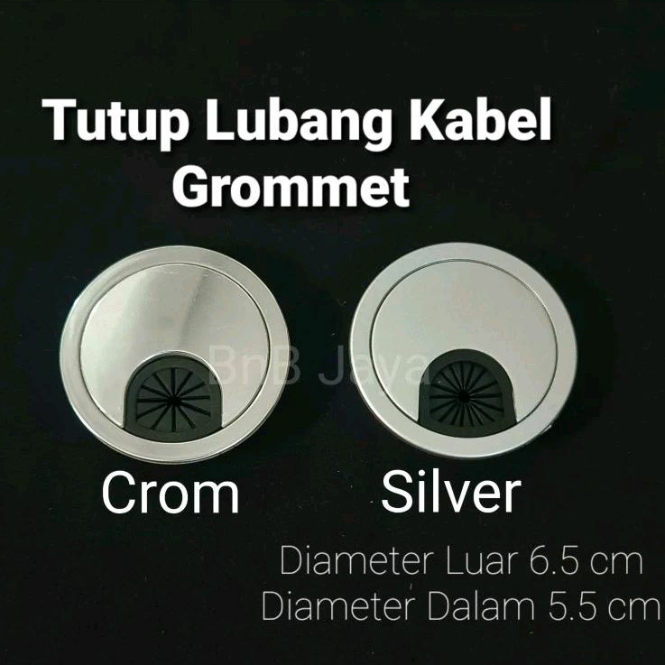 Jual Gromet BULAT 6 cm Tutup Lubang Kabel / Grommeth Circle Warna ...