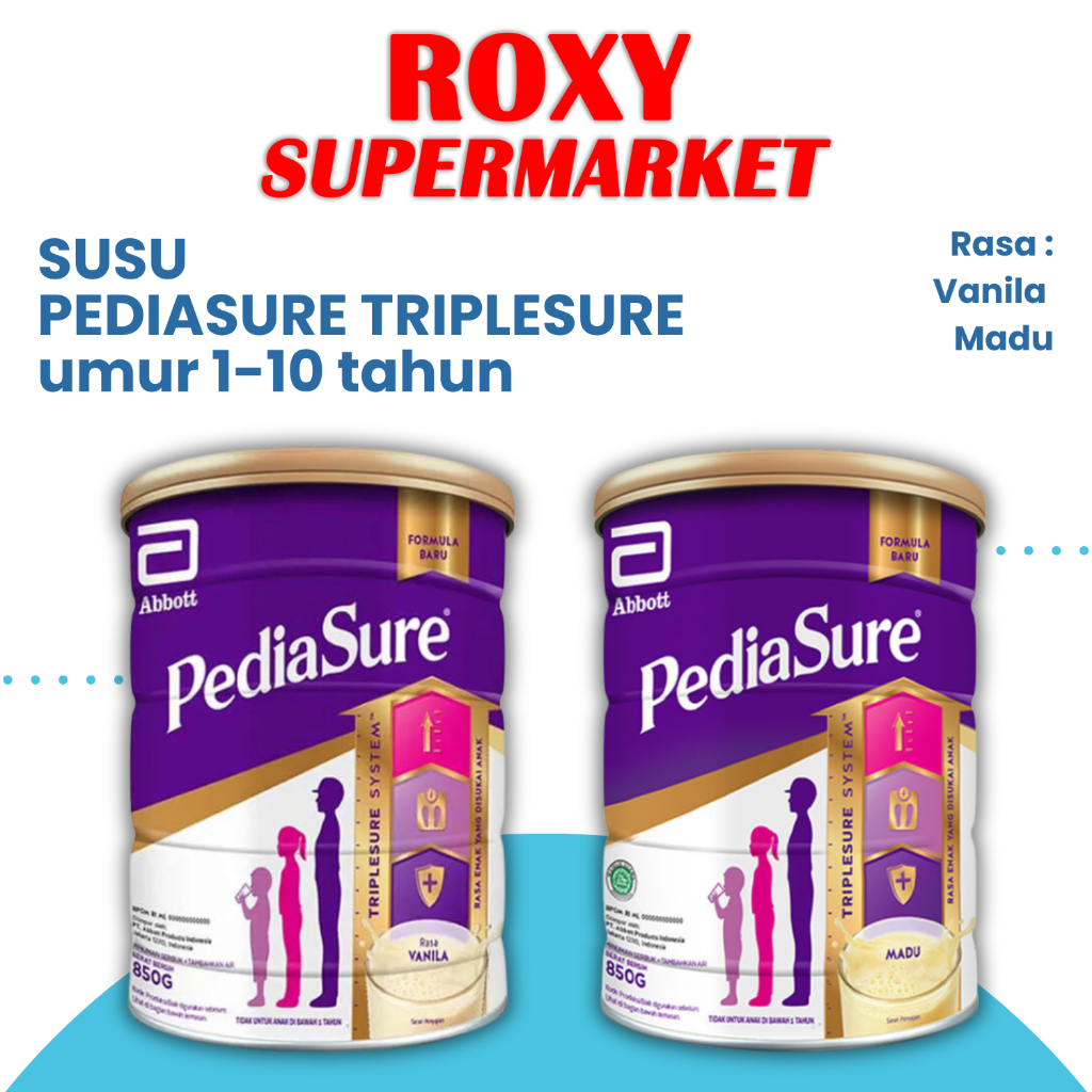Jual Susu PEDIASURE Triplesure - untuk anak usia 1-10 tahun rasa ...