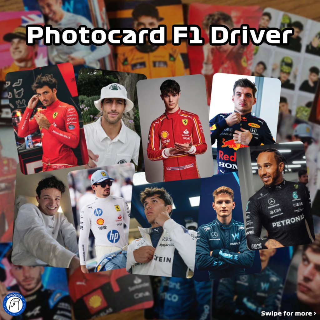Jual Photocard F1 All Team Driver Fan made photocard photocardpaper ...
