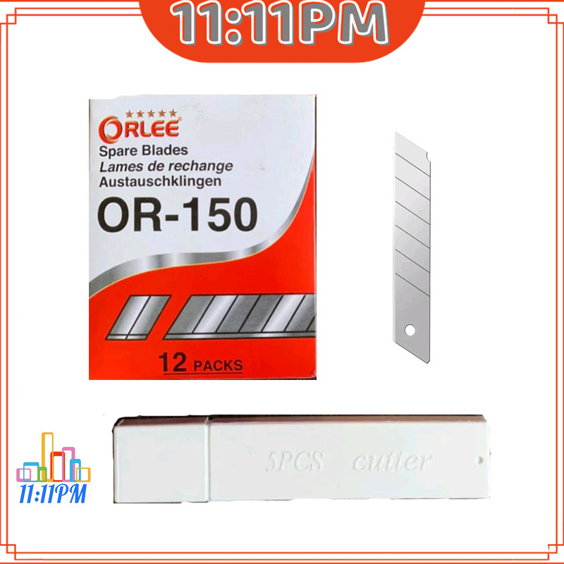 Jual [1 pack ISI 5 ] REFILL PISAU CUTTER PCS BESAR ISI ULANG KATER ...
