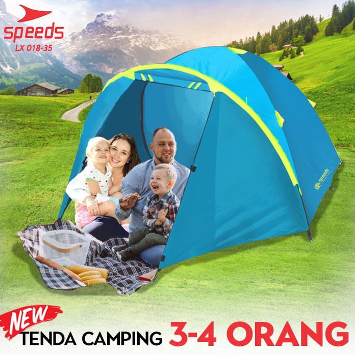 Jual Harga TERMURAAH SPEEDS Tenda Camping 21x24x135cm Tent Camp Lipat ...
