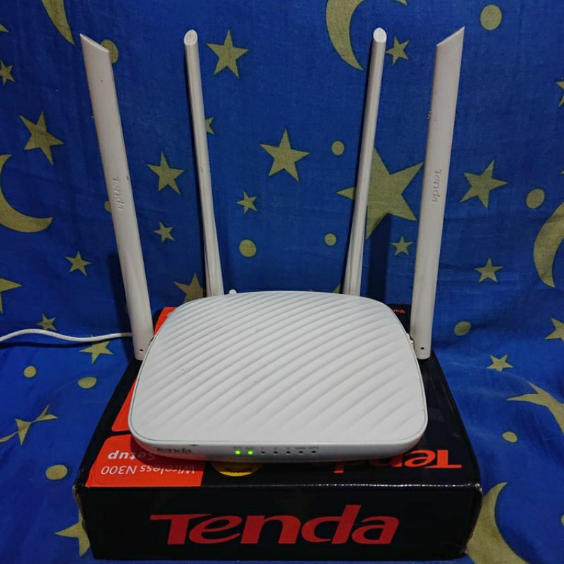 Jual TENDA F9 ROUTER Wi-Fi Antena 4 Wirelles 600Mbps | Shopee Indonesia