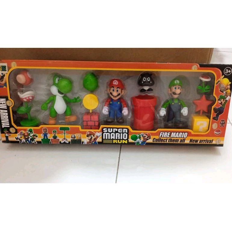 Jual Mainan Figure Super Mario Run | Shopee Indonesia