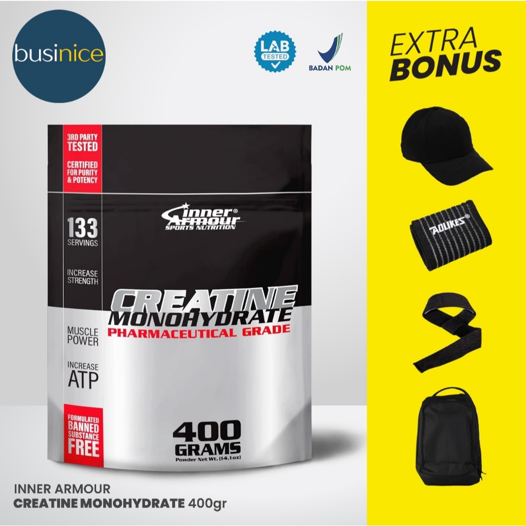 Jual Inner Armour Creatine Monohydrate 400 Gram 133 Serving | Shopee ...