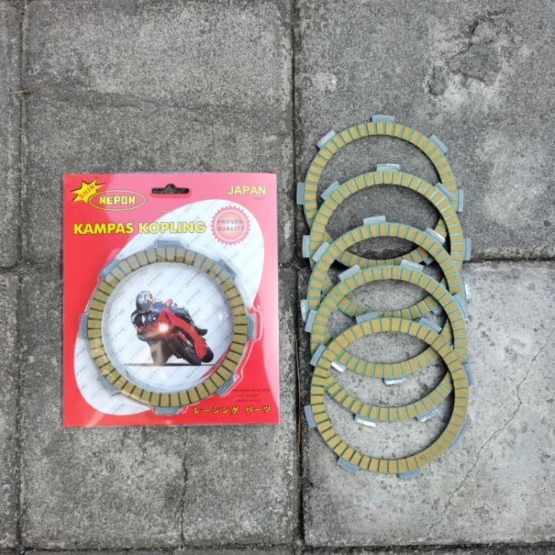 Jual KAMPAS KOPLING GL 100 MEREK N3PON JAPAN RACING TEBAL COCOK BUAT MOTOR GL 100 GL MAX MEGAPRO ...