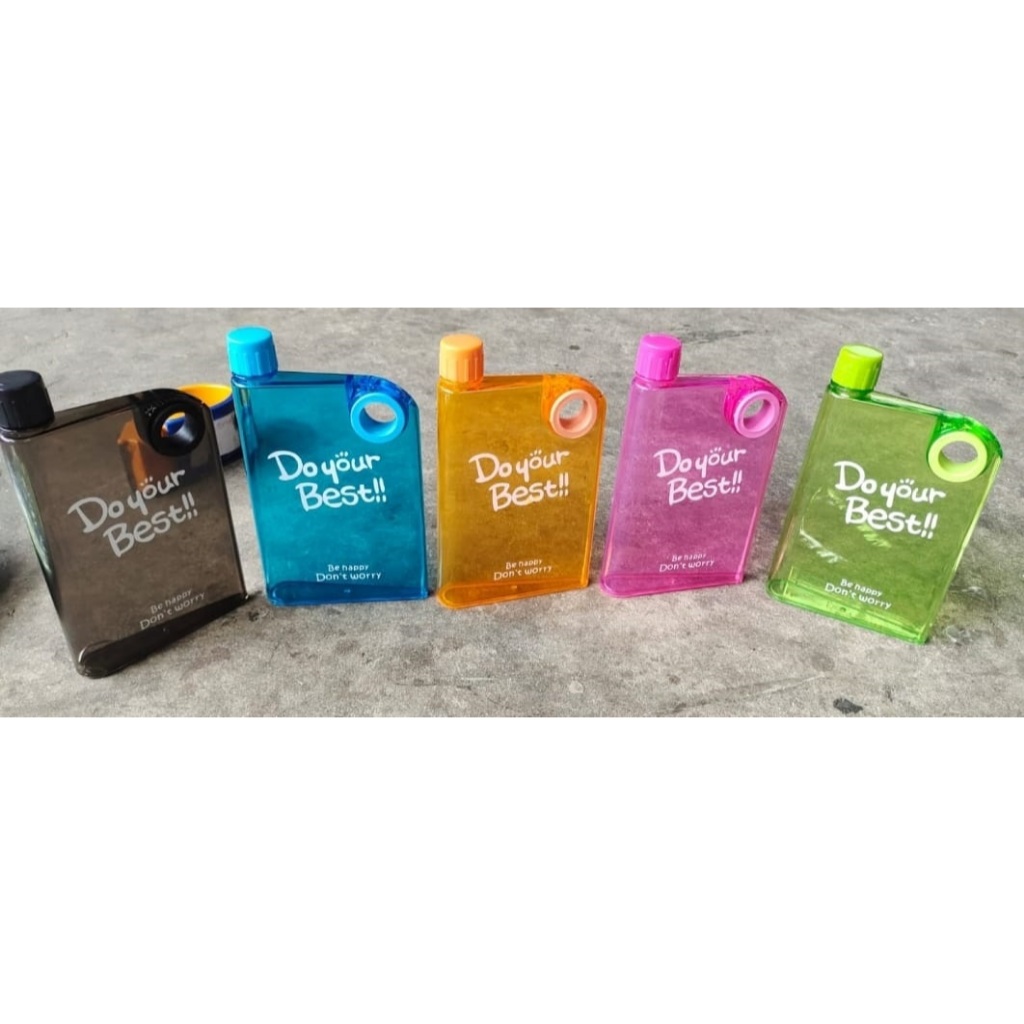 Jual Memo Bottle Do Your Best / Botol Minum MemoBottle Transparan ...