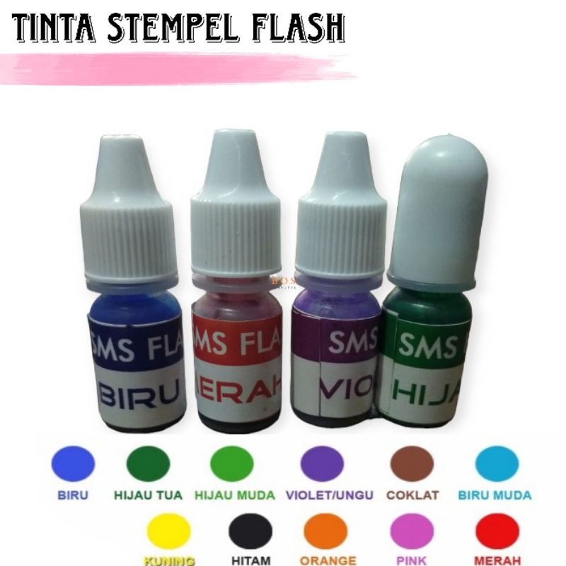 Jual TINTA STEMPEL FLASH INK / TINTA STEMPEL OTOMATIS | Shopee Indonesia