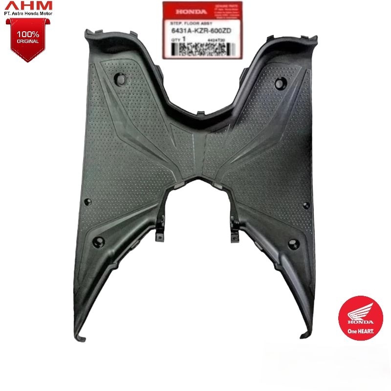 Jual Step floor cover lantai pijakan kaki Vario 125 old 2012 original AHM 6431A-KZR-600ZD ...