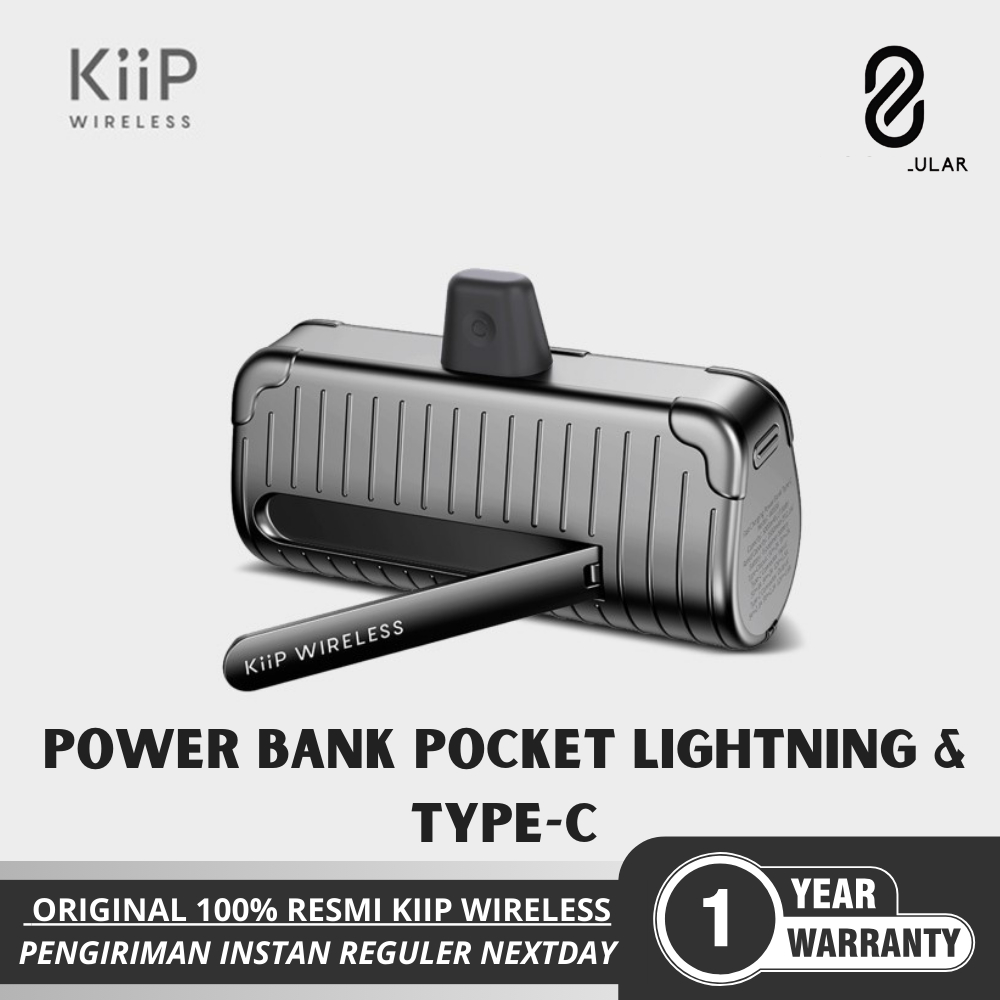 Jual KiiP Mini Power Bank iPhone & Android Type C Fast Charging PD 20W ...
