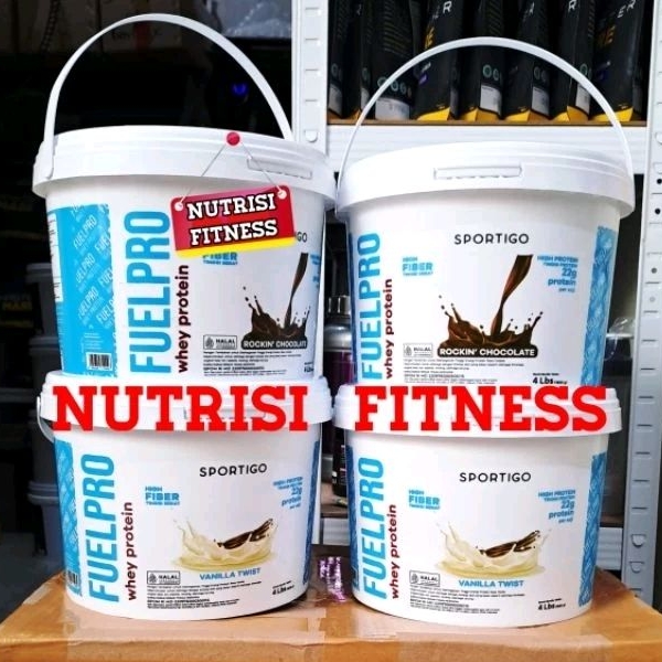 Jual SPORTIGO WHEY PROTEIN FUEL PRO 4 LBS 55x SERVING WHEY PROTEIN ...