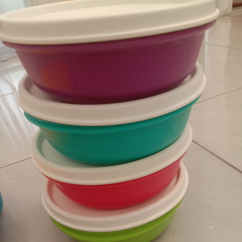 Jual Tupperware Mini Bowl 300ml second (belum dipakai) | Shopee Indonesia