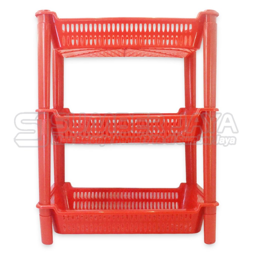 Jual Rak Plastik 3 Susun / Tingkat VTR Rak Tingkat Rak Mini Rak Bumbu ...