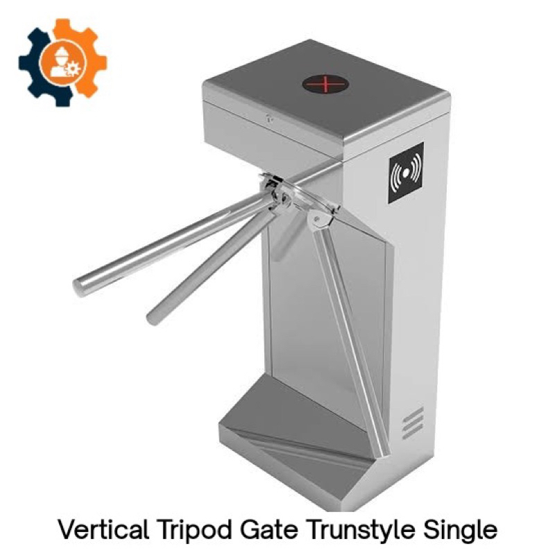 Jual Vertikal Tripod Turnstile Single - Vertical Gate Tripod Security ...