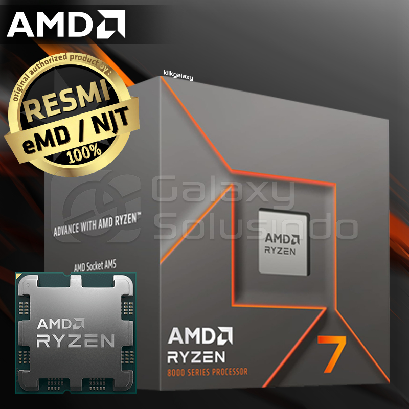 Jual AMD Ryzen 7 8700F 8 Core 16 Thread AM5 Processor | Shopee Indonesia