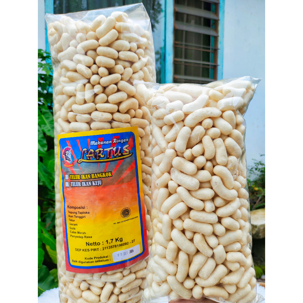 Jual Snack pilus dan bidaran rasa ikan, keju, dan balado kemasan ...