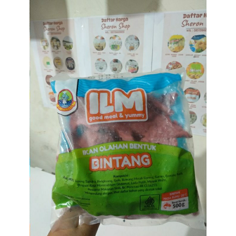 Jual ILM Bintang Ikan Olahan Bentuk Bintang Tempura 500gr | Shopee ...